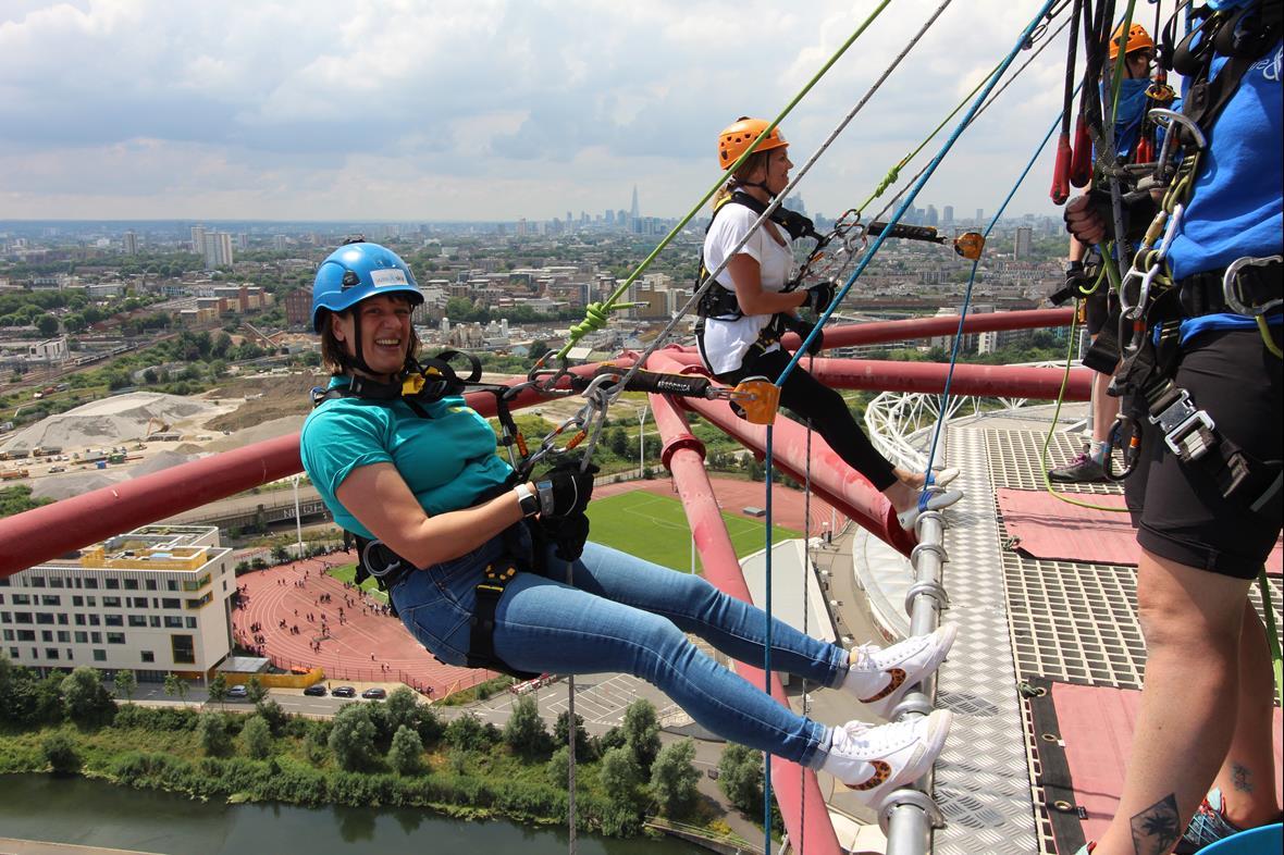 Abseil the ArcelorMittal Orbit | 9 July 2021 | Retail Trust